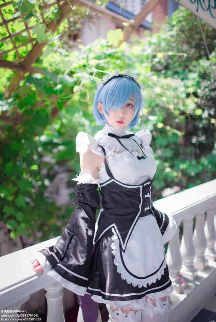 Adorable Cosplay of Rem and Ram from ReZero by Asano Kinoko