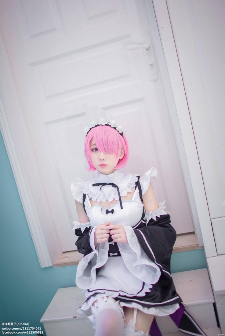 Adorable Cosplay of Rem and Ram from ReZero by Asano Kinoko