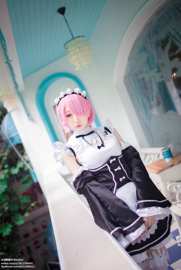 Adorable Cosplay of Rem and Ram from ReZero by Asano Kinoko