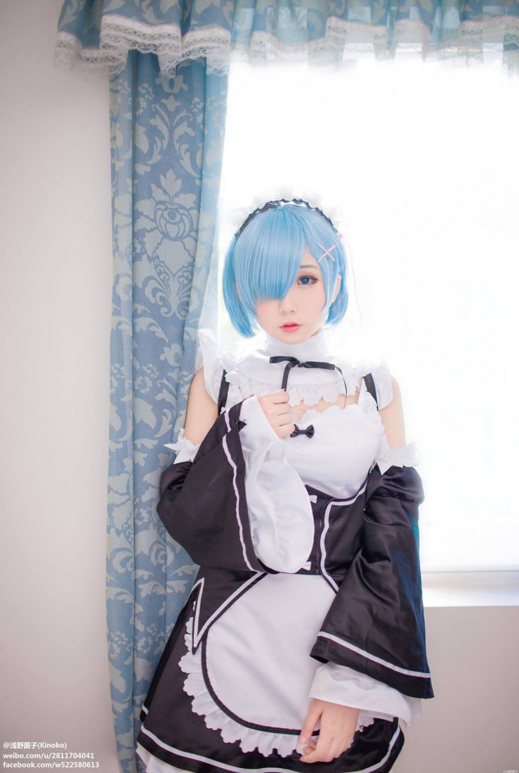 Adorable Cosplay of Rem and Ram from ReZero by Asano Kinoko