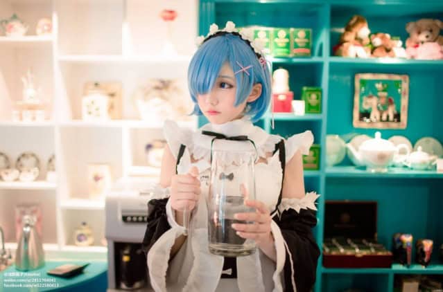 Adorable Cosplay of Rem and Ram from ReZero by Asano Kinoko