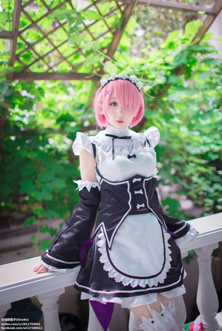 Adorable Cosplay of Rem and Ram from ReZero by Asano Kinoko
