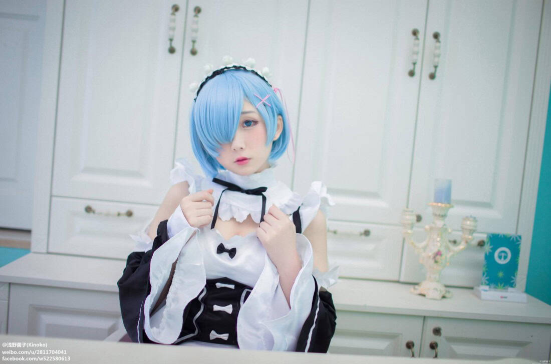 Adorable Cosplay of Rem and Ram from ReZero by Asano Kinoko