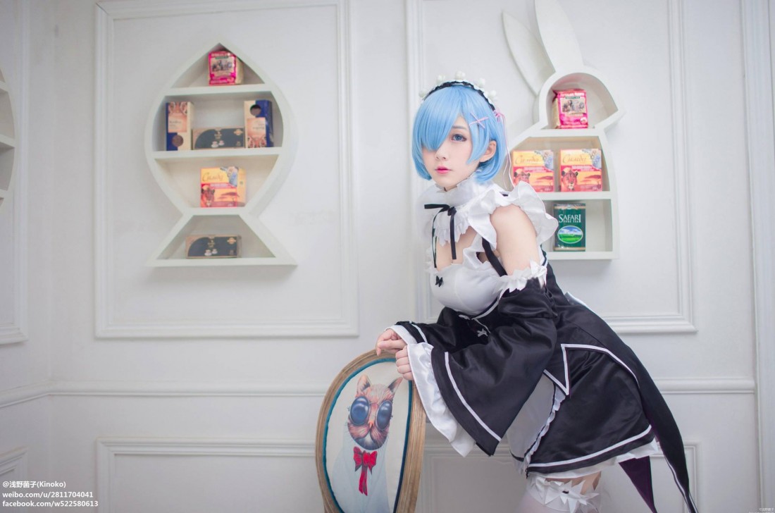 Adorable Cosplay of Rem and Ram from ReZero by Asano Kinoko