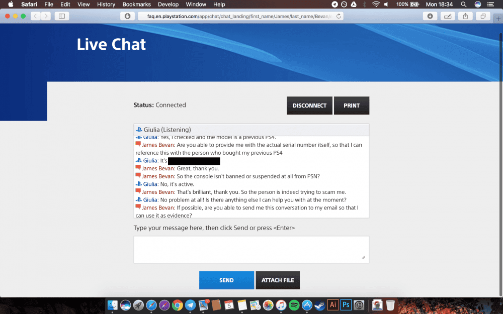 User Sells PS4 on eBay, Now Is Possibly Being Scammed – The Outerhaven