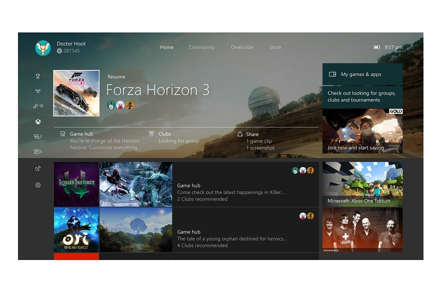 Xbox One Creators Update Rolling Out Today
