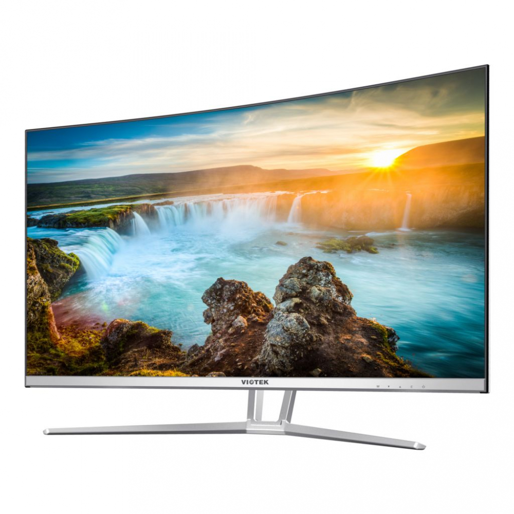 VIOTEK Shows off Entry Level Curved Ultra-Thin Bezel-Less Monitors