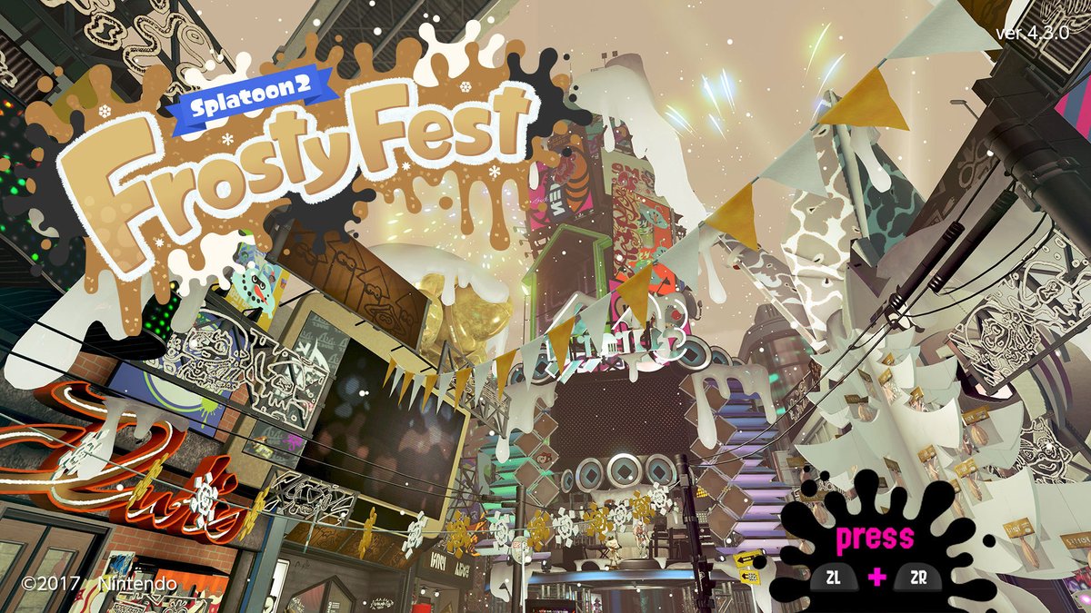 Splatoon 2’s FrostyFest Brings a Winter Wonderland to Inkopolis Square