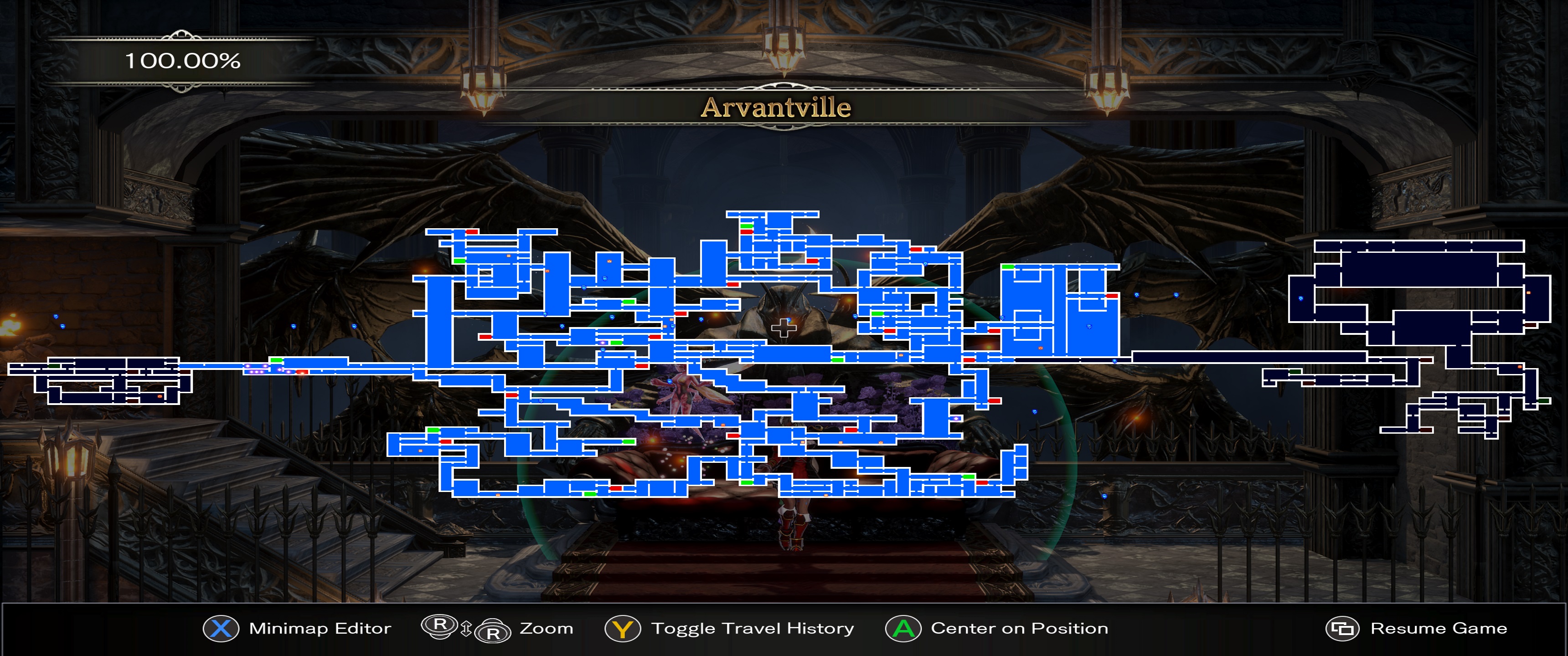 Bloodstained: Ritual of the Night 100% Full Map