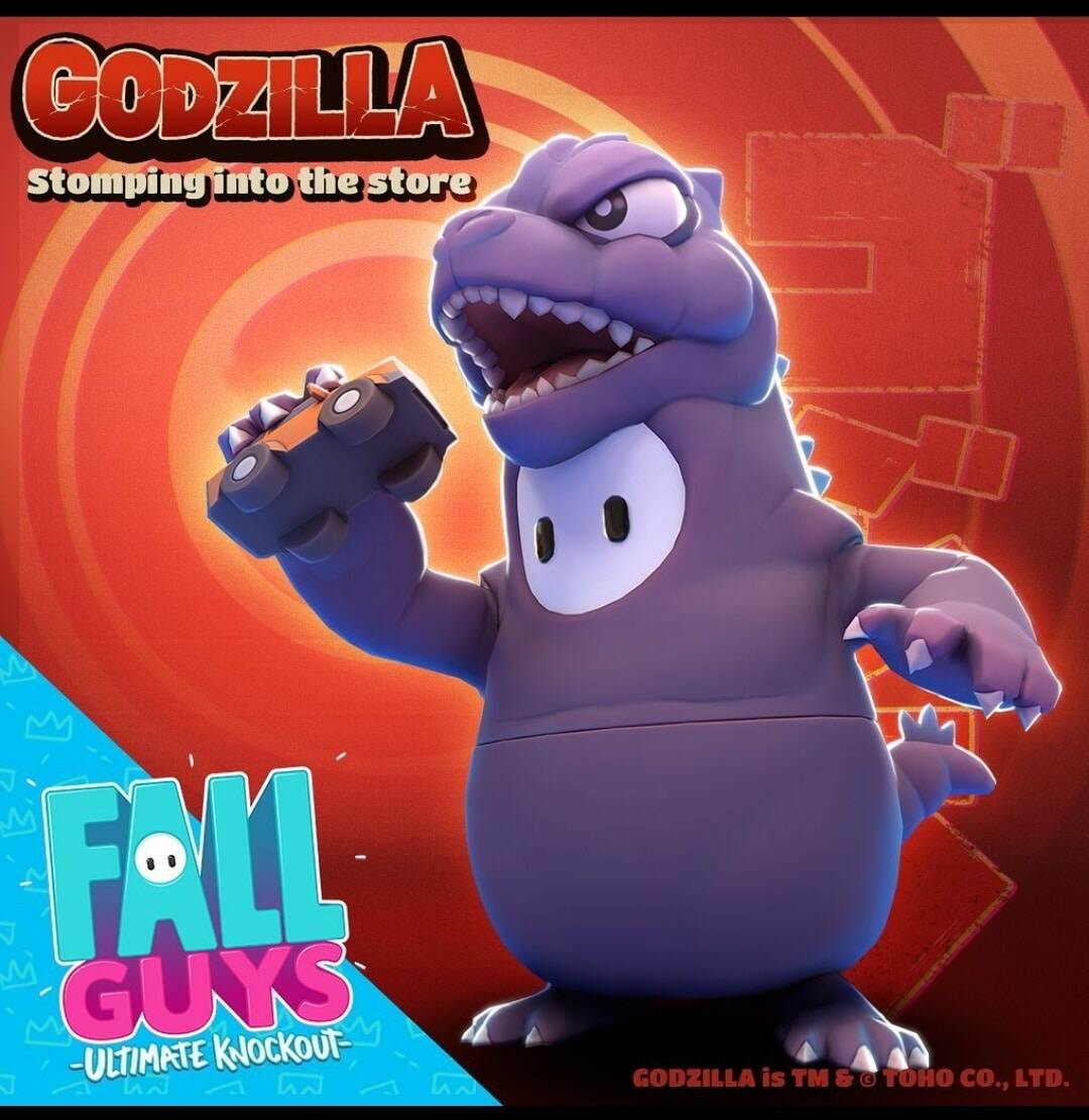 “It’s Godzilla!” Kaiju Costume Coming to Fall Guys