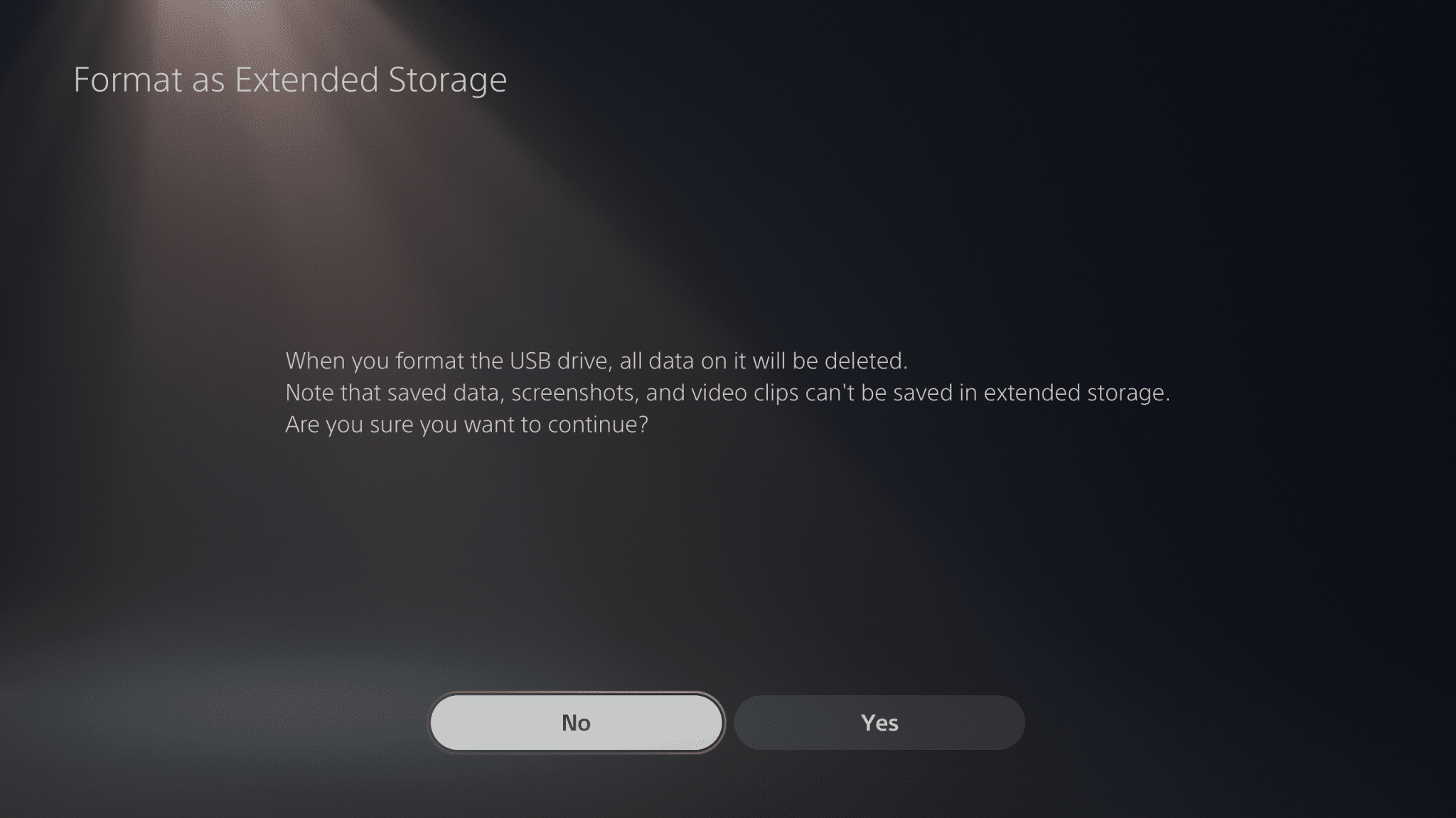 How to configure Extended Storage on the PlayStation 5