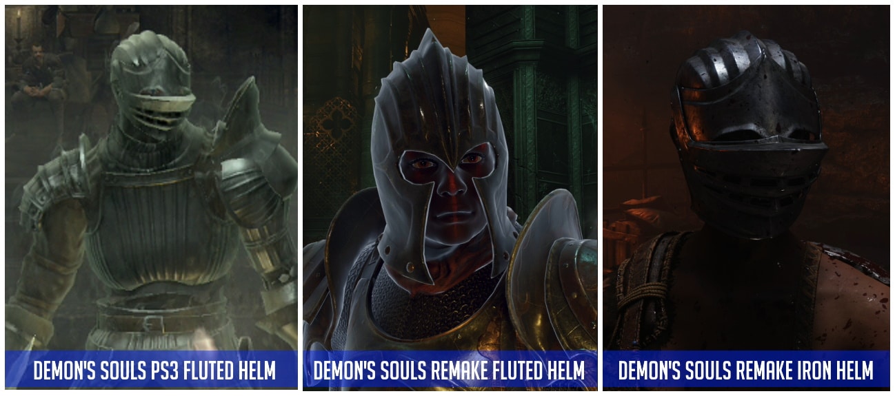 The Original Fluted Helm from Demon’s Souls PS3 Still Exists in the Remake
