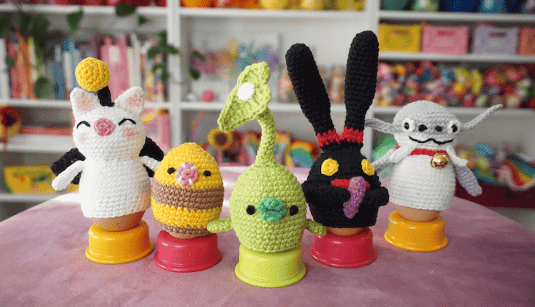 Crocheting Final Fantasy Egg Cozies — A World of Fun!