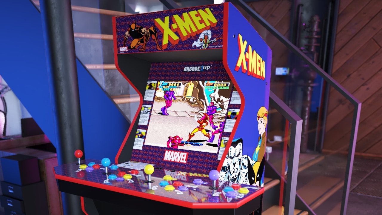 Arcade1Up officially announces its 4-player X-Men arcade machine