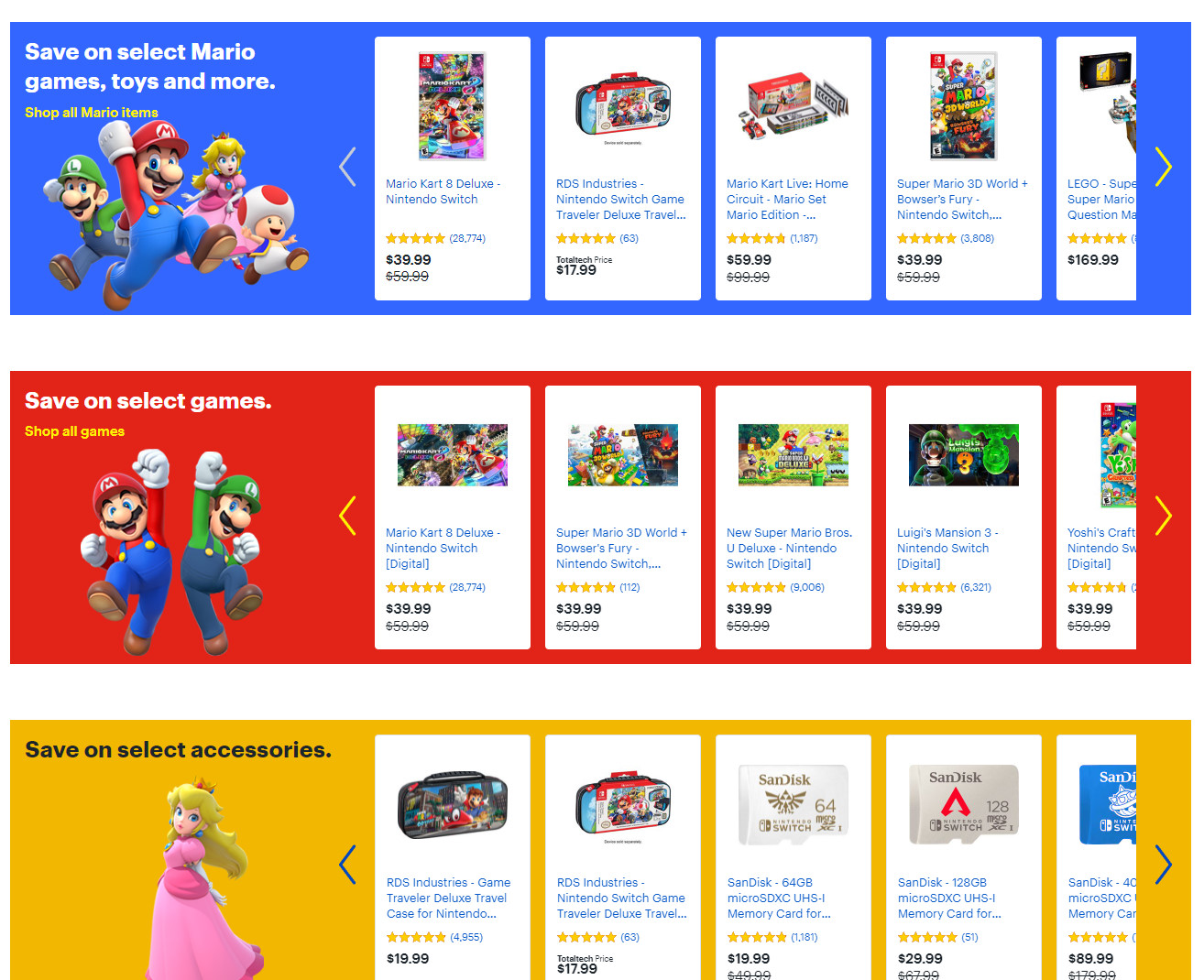 Best Buy Has Lowered Prices on Several Mario-themed Games For Mario Day