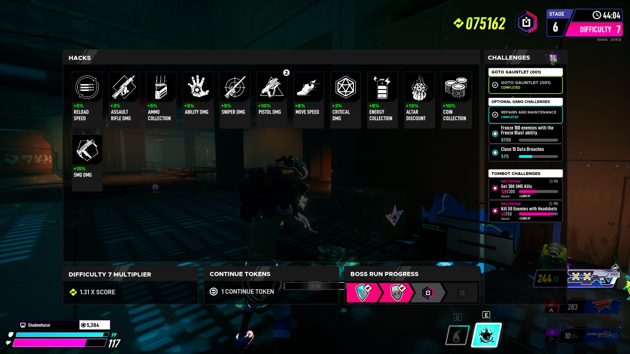 Stacking Hack Cards in Arcadegeddon