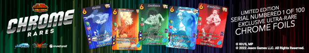New Chrome Rare Cards Come to My Hero Academia CCG