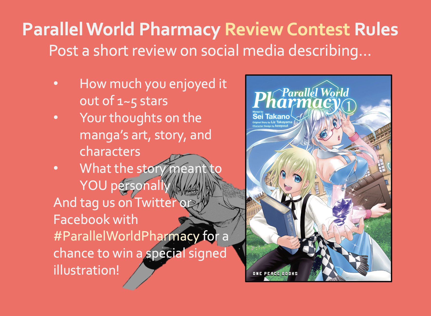 Win a Signed Illustration from Parallel World Pharmacy’s Sei Takano and ...
