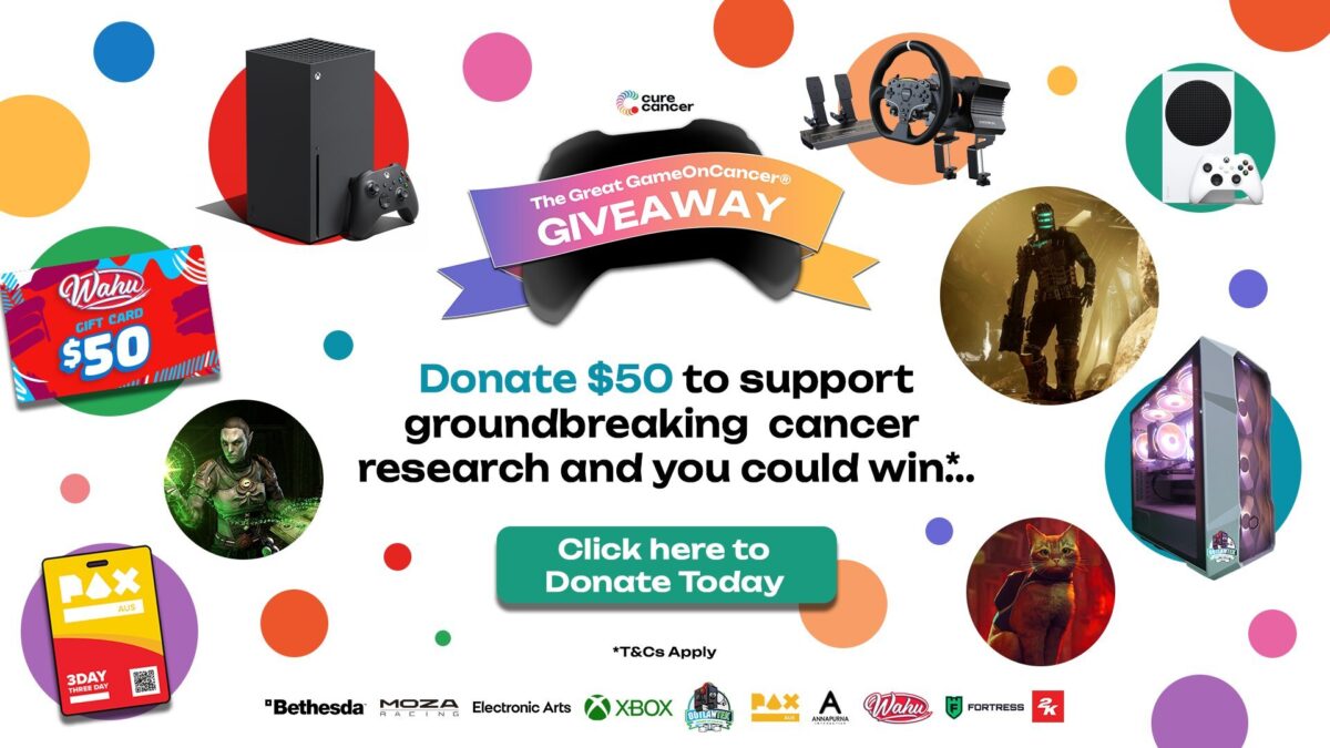 [AUS] Game On Cancer holds December Giveaway Fundraiser