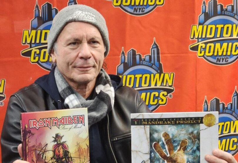 Z2 Celebrates Bruck Dickinson’s The Mandrake Project #1’s Release